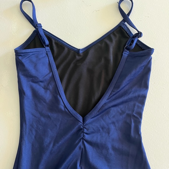 Capezio | Other | 2 Beautiful Navy Blue Capezio Ballet Leotards Pinched ...